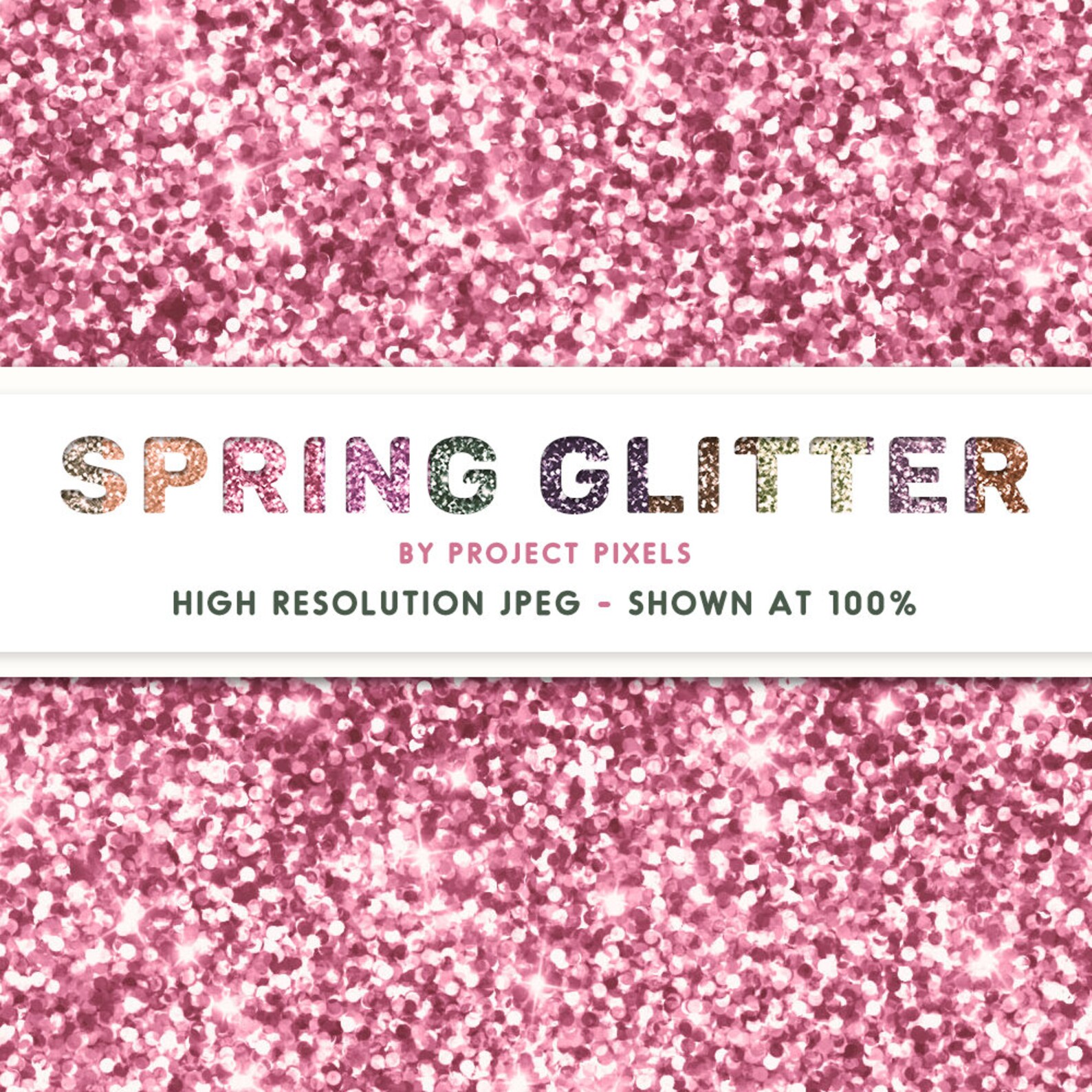 Spring Glitter Digital Paper Glitter Backgrounds Glitter | Etsy