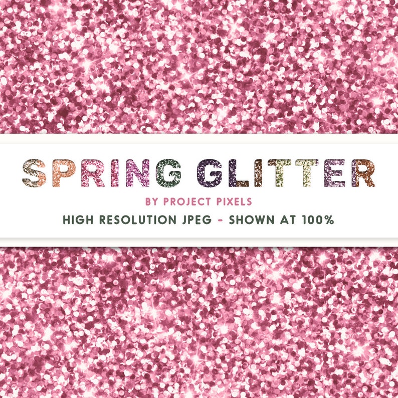 Spring Glitter Digital Paper Glitter Backgrounds Glitter | Etsy