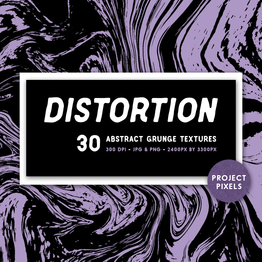 Distortion, Abstract Grunge Textures, Black and White, Grunge ...