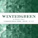Wintergreen Digital Paper, Winter, Green, Nature Art, Gradient Paper ...