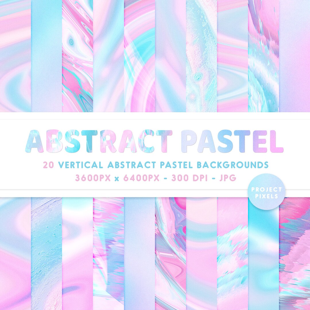 Abstract Pastel Backgrounds, Holographic Digital Paper, Rainbow Paper ...