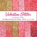 Valentine Ombre Glitter, Digital Paper, Glitter Background, Glitter ...
