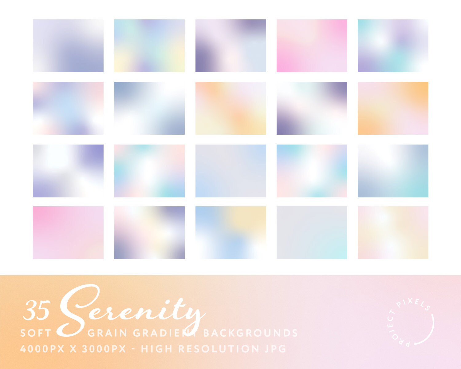 Serenity Gradients, Abstract Gradient Backgrounds, Dreamy Gradients ...