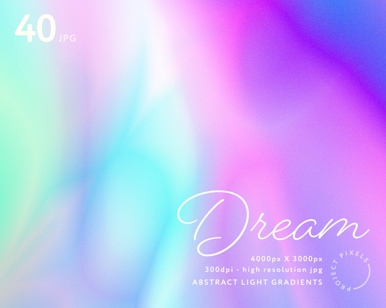Dream Gradients Abstract Light Gradient Backgrounds Dreamy - Etsy