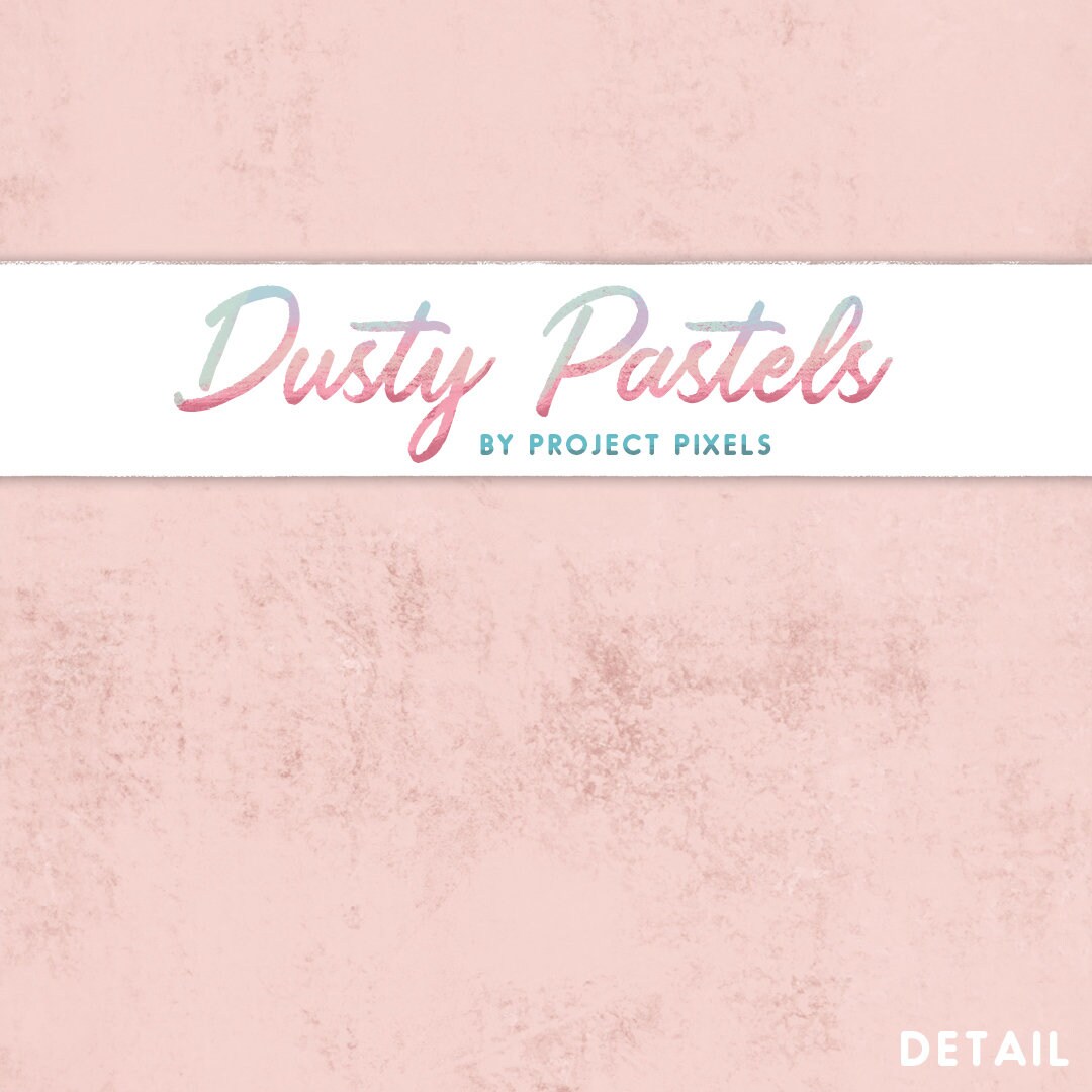 Dusty Pastels Digital Paper Pack Rainbow Paper Pastel Paper | Etsy