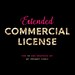Extended Commercial Use License for 1 Graphic Set - Add on for Digital ...