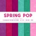Spring Pop Color, Rainbow Paper Pack, Digital Art Textures, Seamless ...