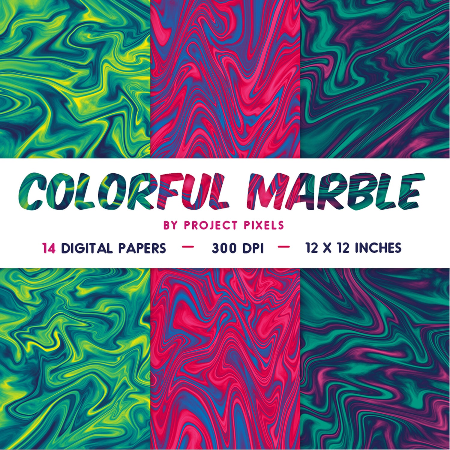 Colorful Marble Digital Paper Abstract Digital Art Marble - Etsy