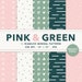 Pink and Green Patterns Minimal Seamless Patterns Hand Drawn - Etsy
