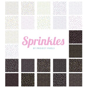 Seamless Sprinkles Patterns, Digital Sprinkle Paper, Donut, Cupcake ...