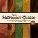Fall Watercolor Marble Digital Paper, Abstract Autumn Watercolor ...