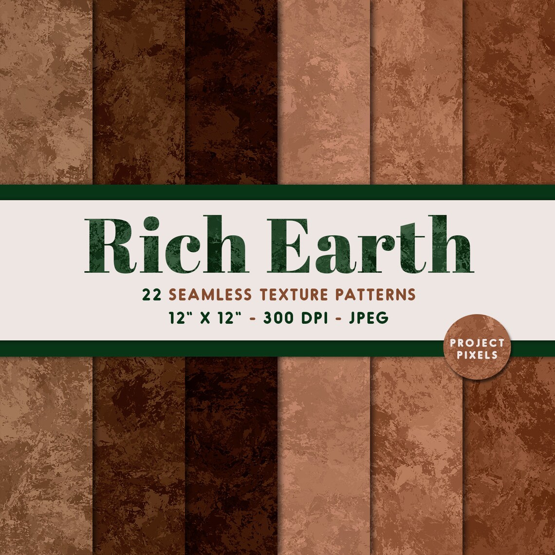 Rich Earth Digital Paper Pack Dark Nature Textures Seamless - Etsy