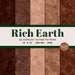 Rich Earth Digital Paper Pack, Dark Nature Textures, Seamless Textures ...