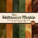 Fall Watercolor Marble Digital Paper, Abstract Autumn Watercolor ...