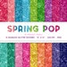 Spring Pop Glitter, Seamless Patterns, Colorful Glitter Digital Paper ...