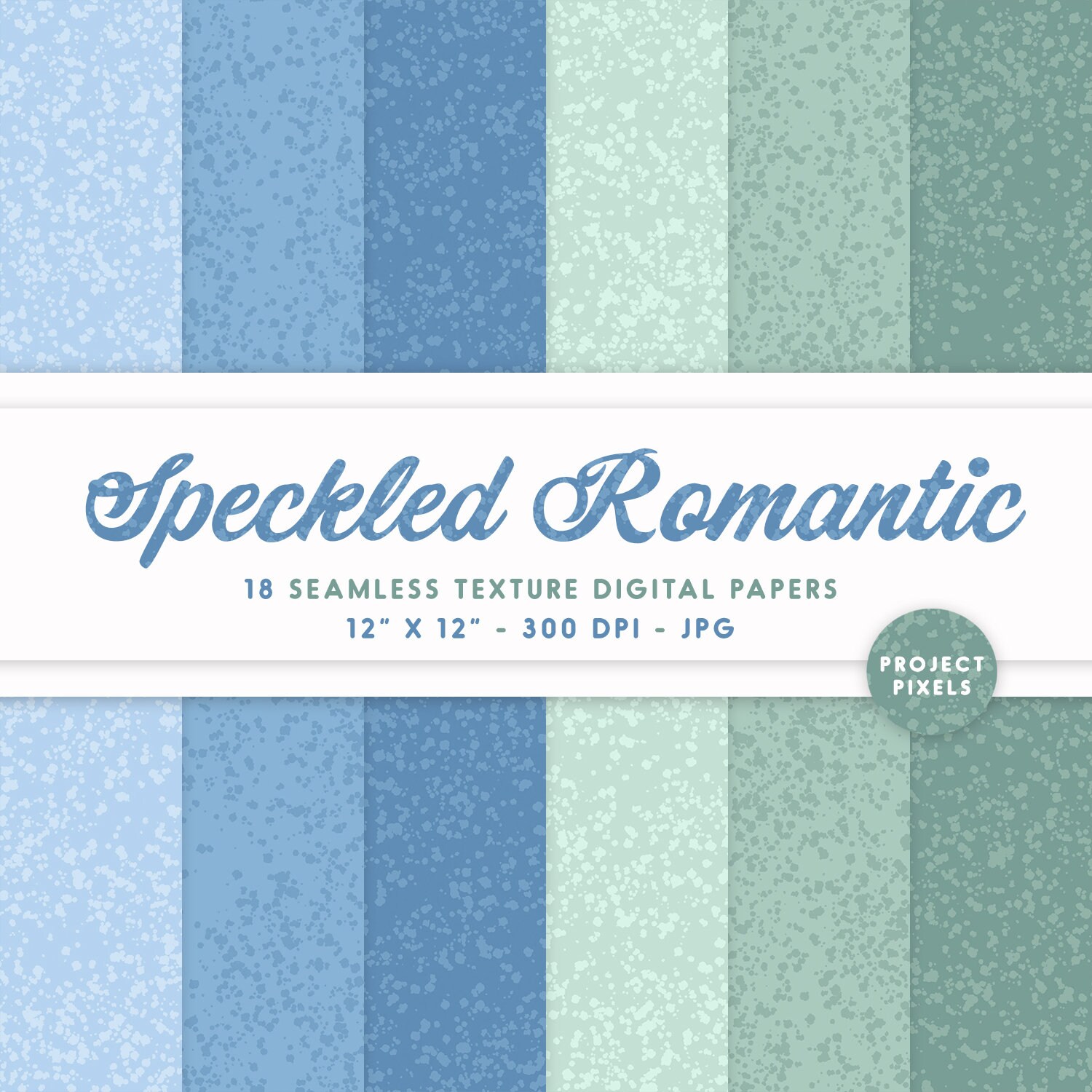 Speckled Romantic Digital Paper Pack, Art Textures, Gradient Paper ...