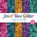 Jewel Tone Glitter, Seamless Patterns, Glitter Digital Paper, Glitter ...