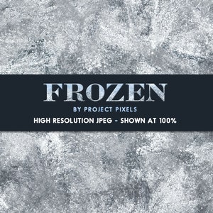 Frozen Digital Paper, Ice Texture, Winter Art Paper, Gradient Paper ...