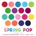 Spring Pop Color, Rainbow Paper Pack, Digital Art Textures, Seamless ...
