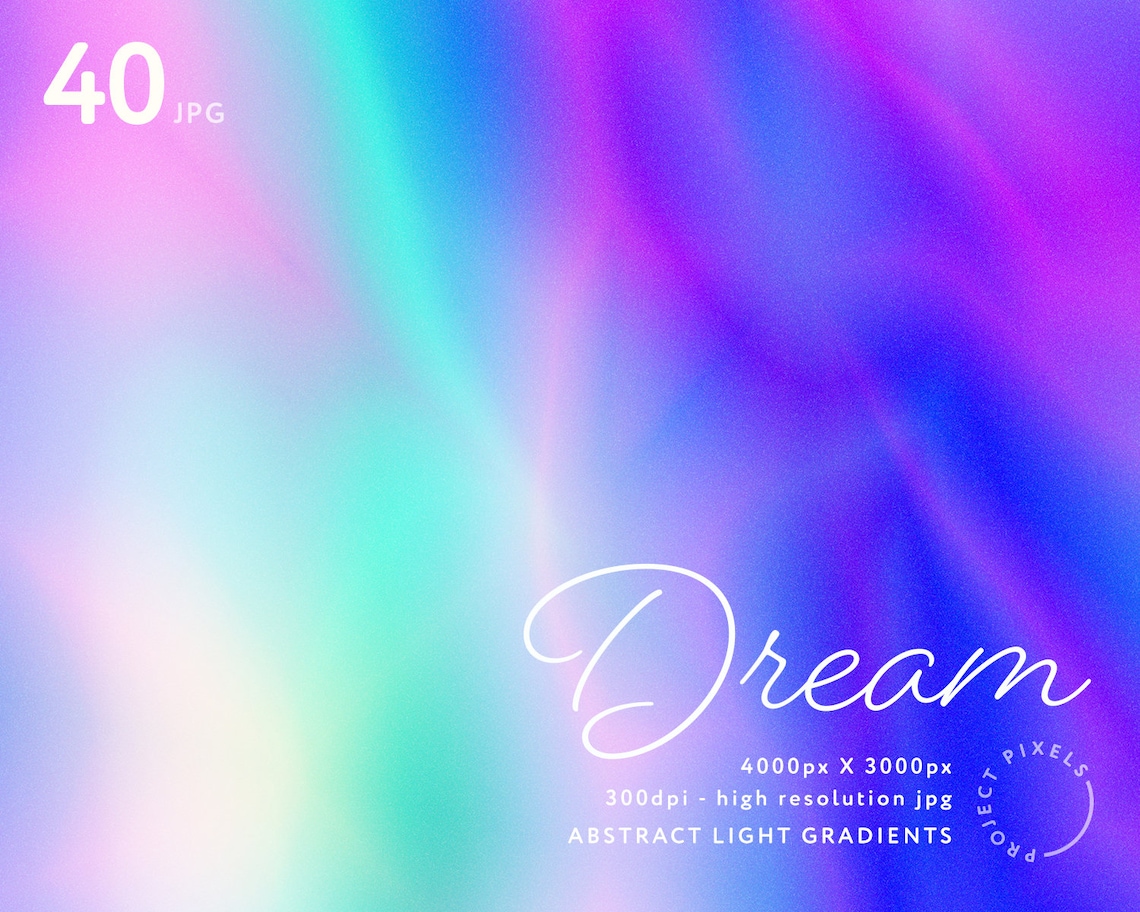 Dream Gradients Abstract Light Gradient Backgrounds Dreamy - Etsy