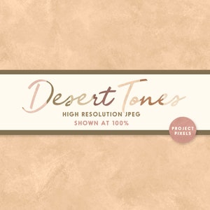 Desert Tones, Digital Paper Pack, Soft Boho Seamless Textures, Natural ...