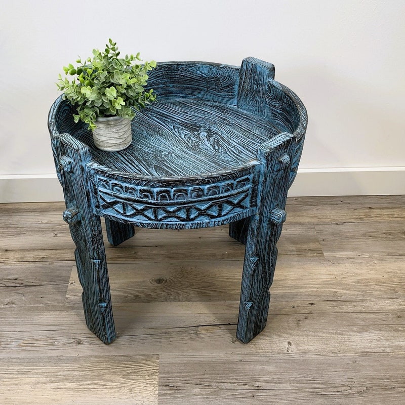 Primitive Side Table - Etsy