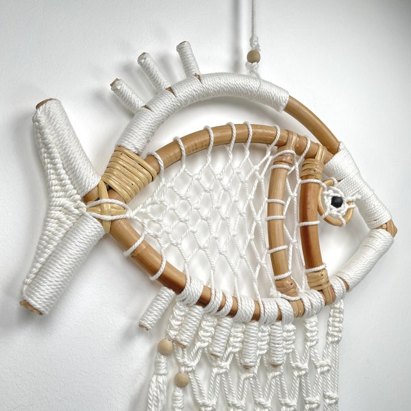 Macrame Wall Hanging Fish - Etsy