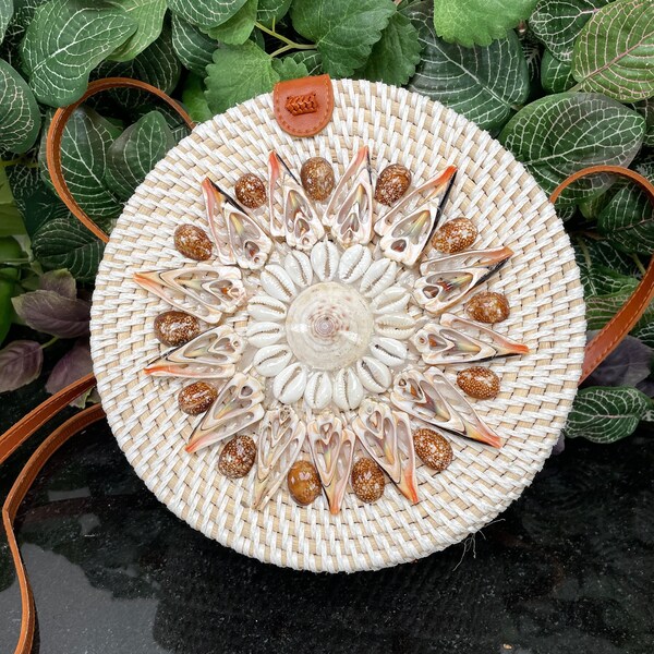 Shell Rattan Bag - Etsy