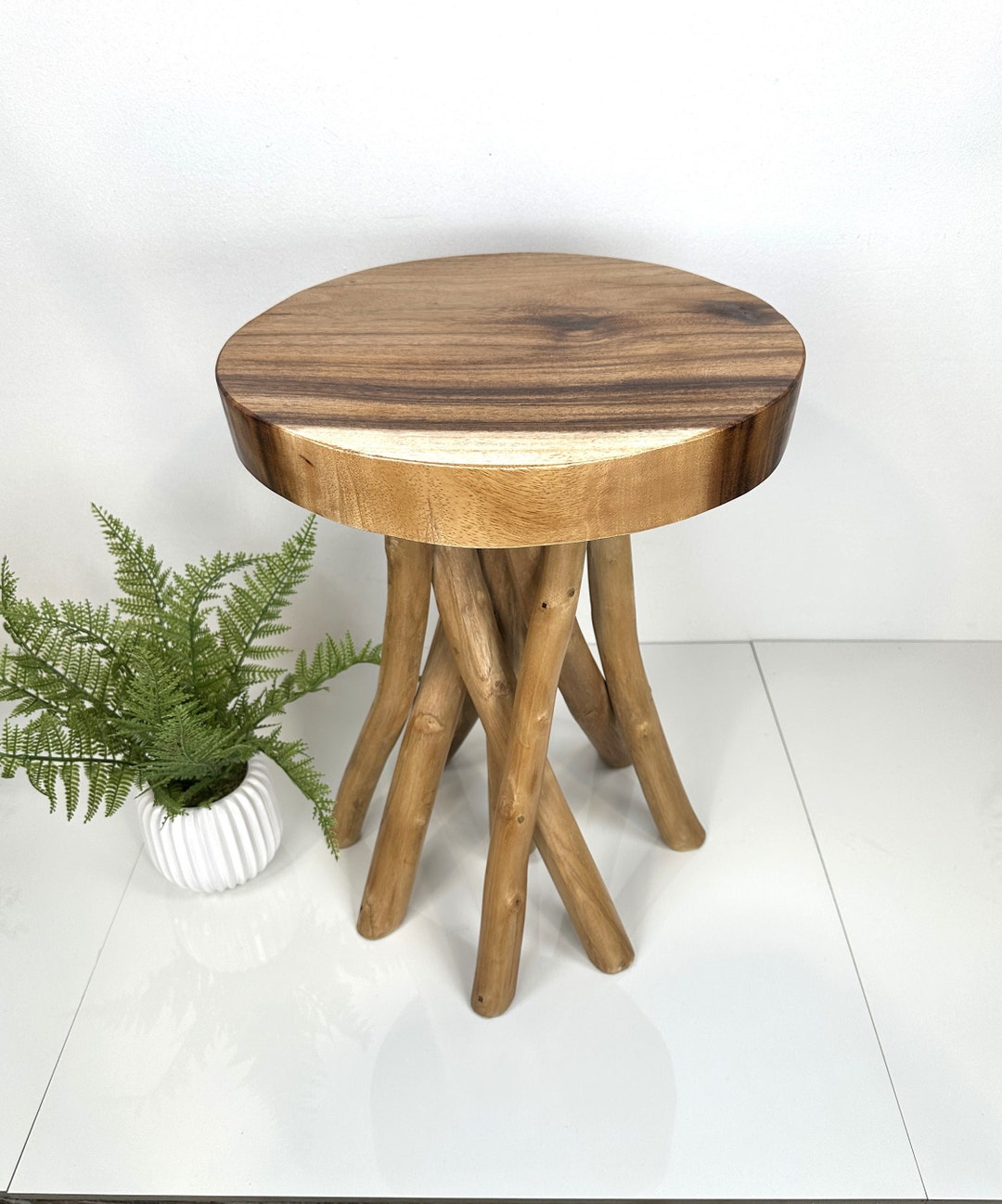 TEAKWOOD ROOT STOOL, Balinese Teak Wood Stool, Bali Teak Root Stool ...