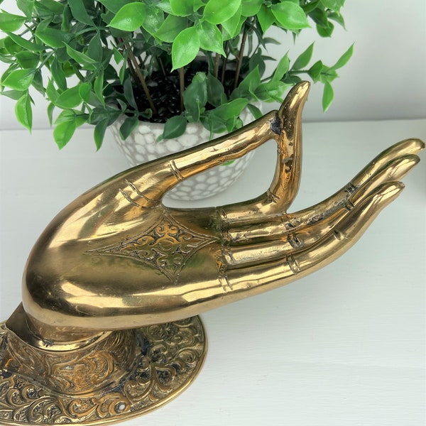 Brass Hand - Etsy