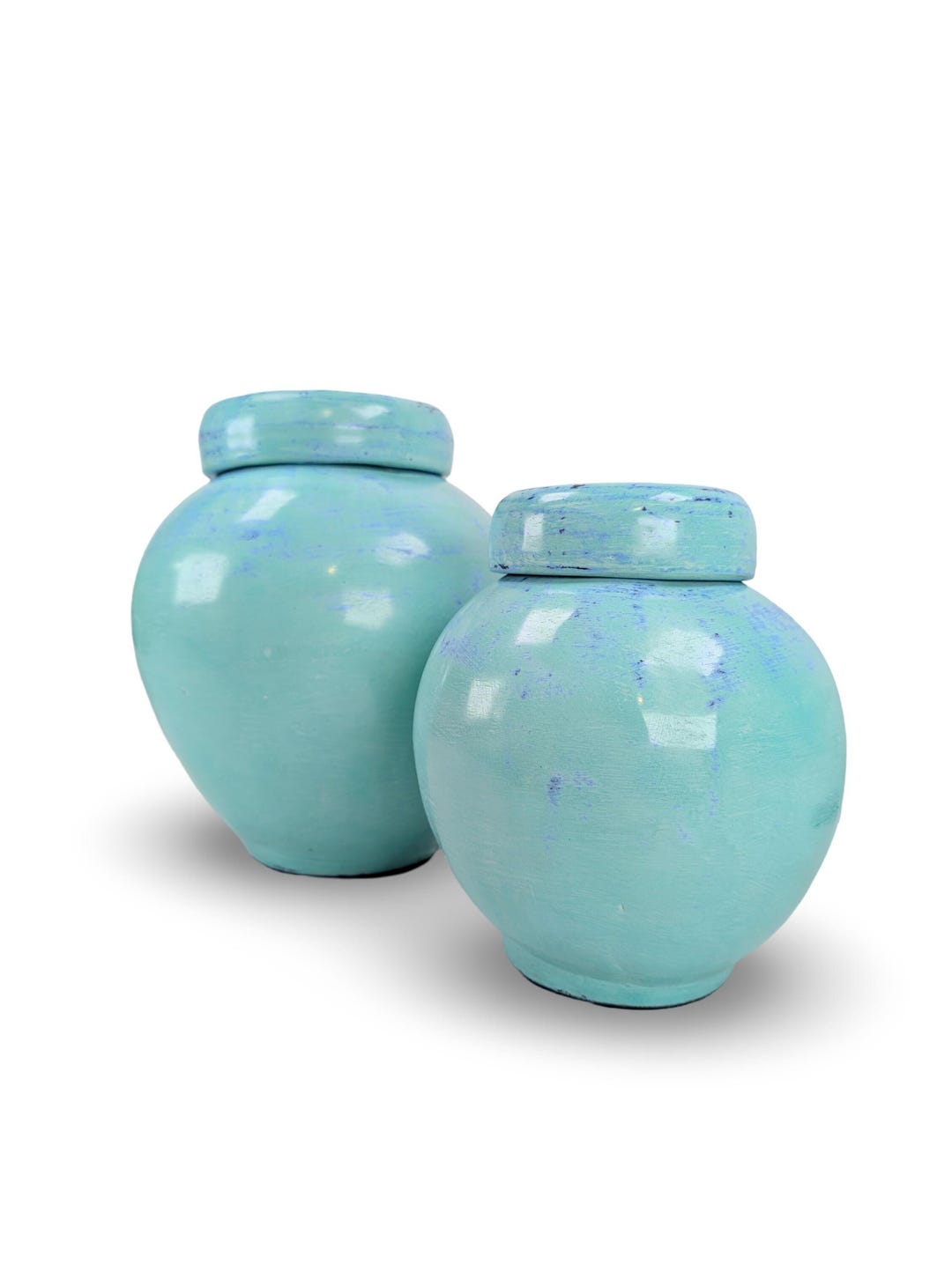 GINGER POT SET, Terracotta Ginger Pot, Handmade Clay Pot, Lidded Clay ...