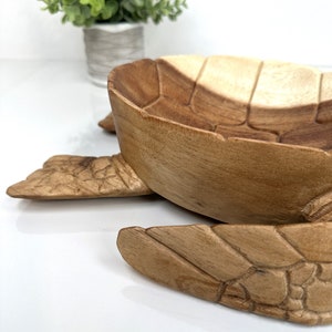 TURTLE WOOD SCULPTURE, Turtle Wood Carving, Balinese Carved Turtle ...
