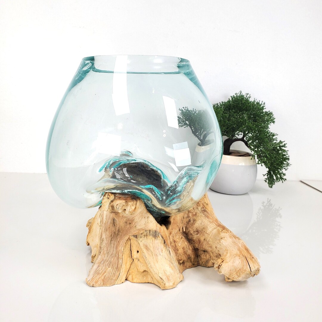 BETA FISHBOWL, Mini Tropical Aquarium, Glass Fishbowl, Hand Crafted ...