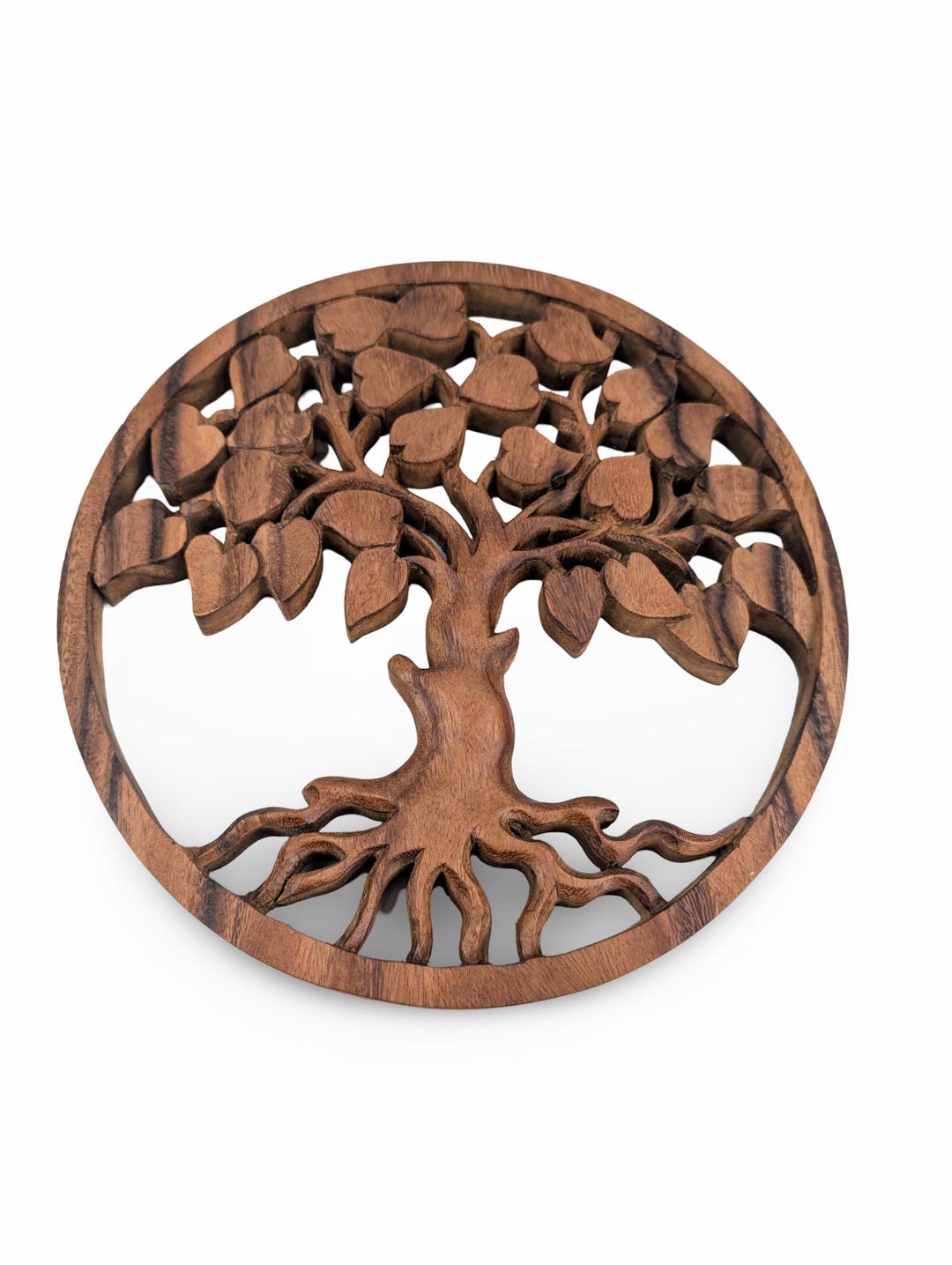 TREE of LIFE PANEL, Teak Tree of Life, Tree Wall Hang, Wood Tree Wall ...