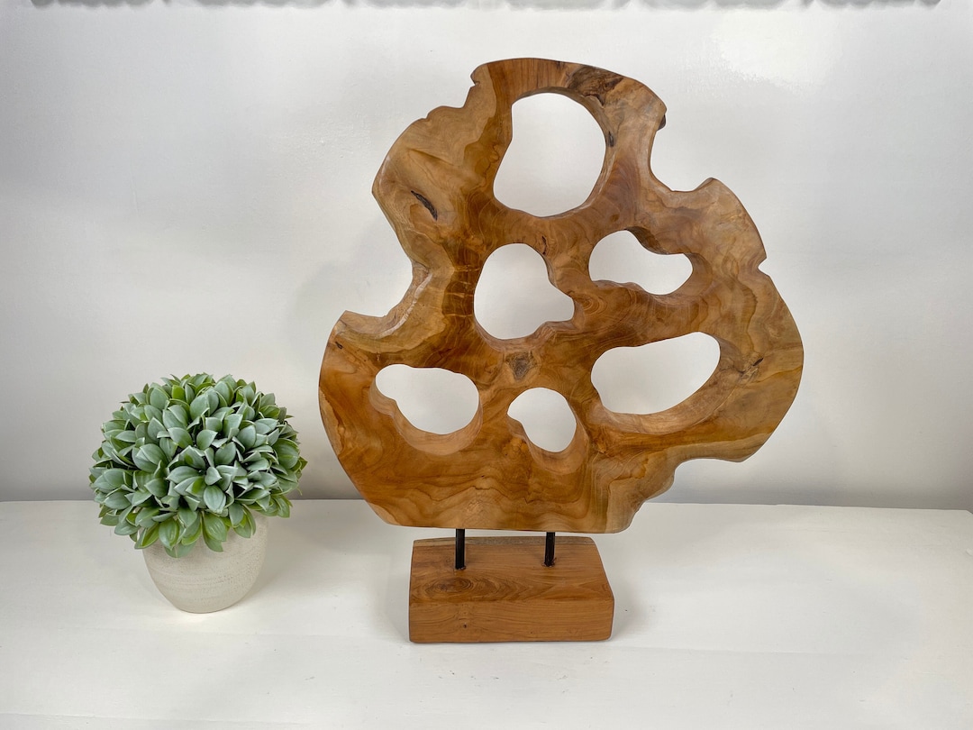 ABSTRACT TEAK SCULPTURE Teak Wood Decoration Teak Root Art - Etsy