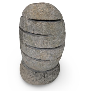 ROCK GARDEN LANTERN, Riverstone Garden Light, Outdoor Lighting, Zen Garden Decor, Natural Stone ...