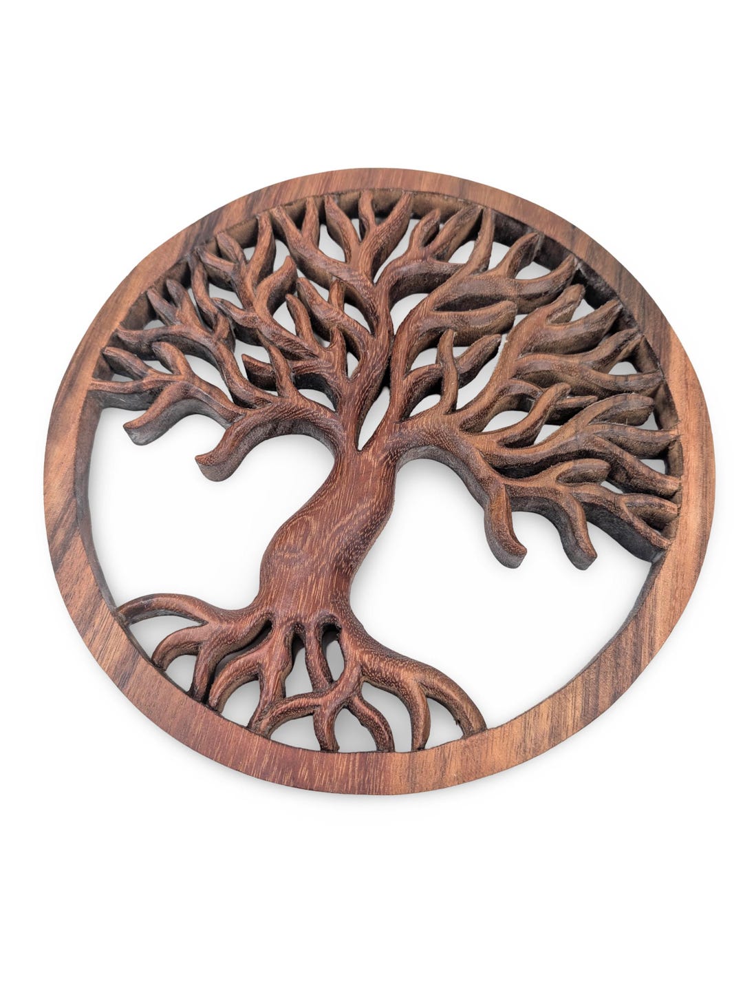 TREE of LIFE PANEL, Teak Tree of Life, Tree Wall Hang, Wood Tree Wall ...