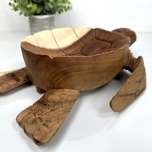 TURTLE WOOD SCULPTURE, Turtle Wood Carving, Balinese Carved Turtle ...