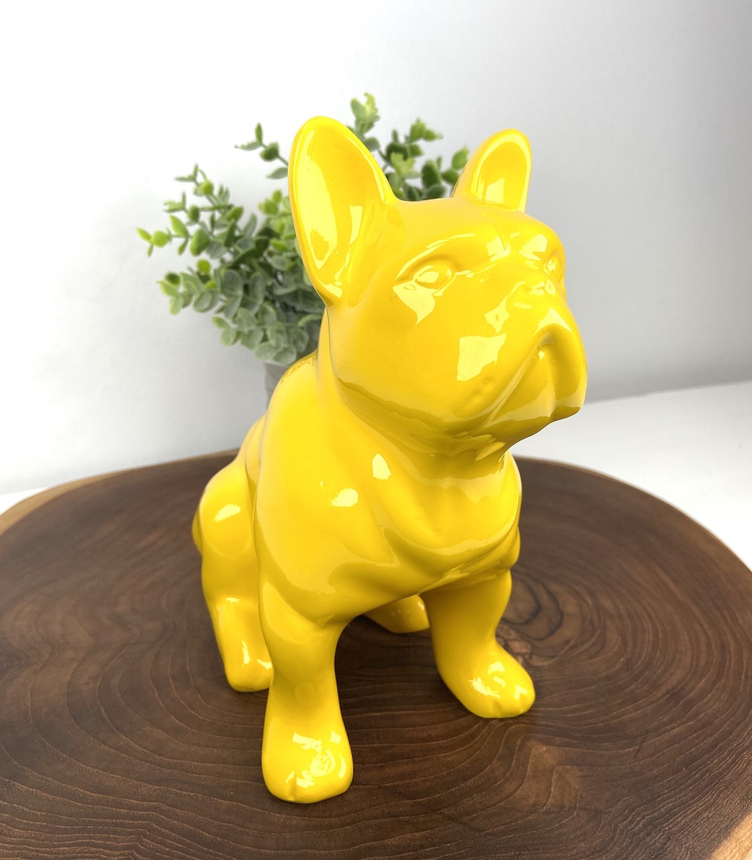 FRENCHIE FIGURINE, Dog Garden Statue, Frenchie Ornament, Dog, Yard Dog ...