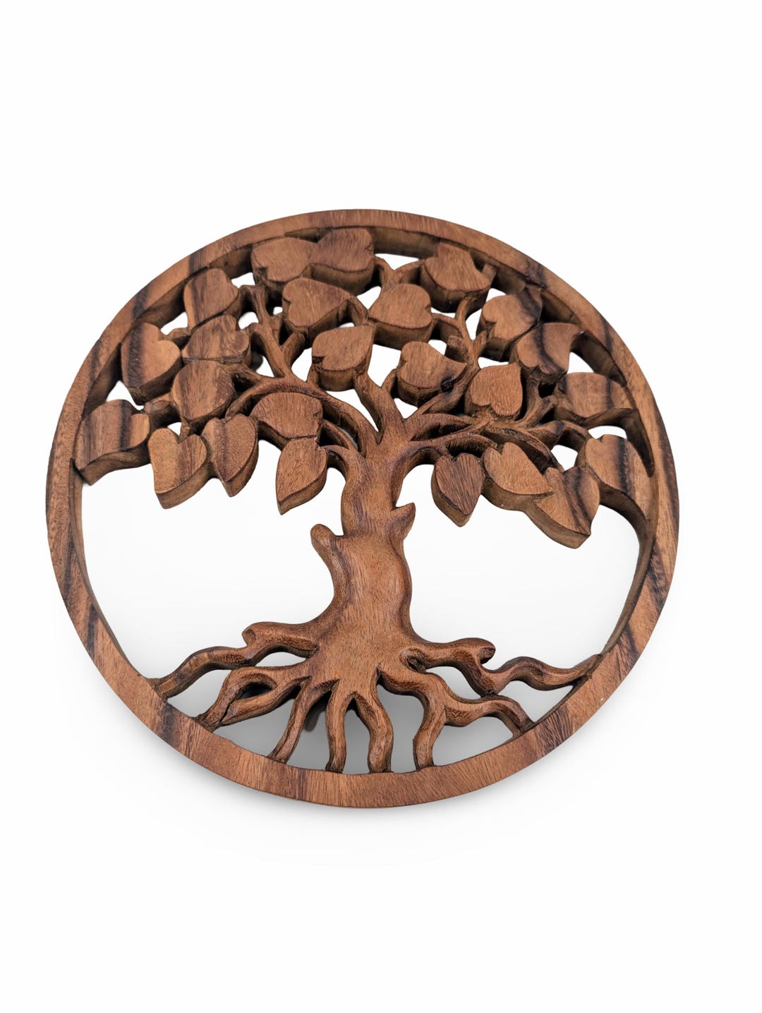 TREE of LIFE PANEL, Teak Tree of Life, Tree Wall Hang, Wood Tree Wall ...