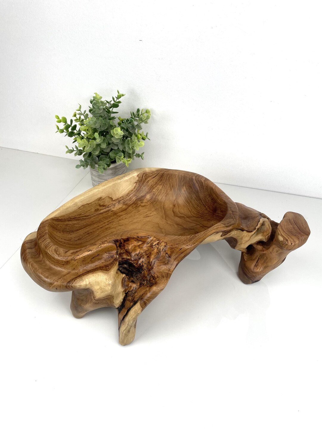 NATURAL WOOD BOWL, Live Edge Nut Bowl. Live Edge Centerpiece Bowl, Live ...