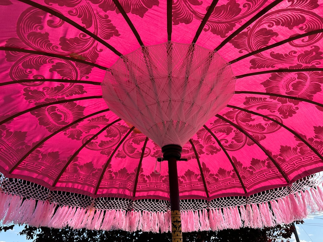 LIGHT PINK UMBRELLA Large Handmade Parasol Wedding Umbrella - Etsy