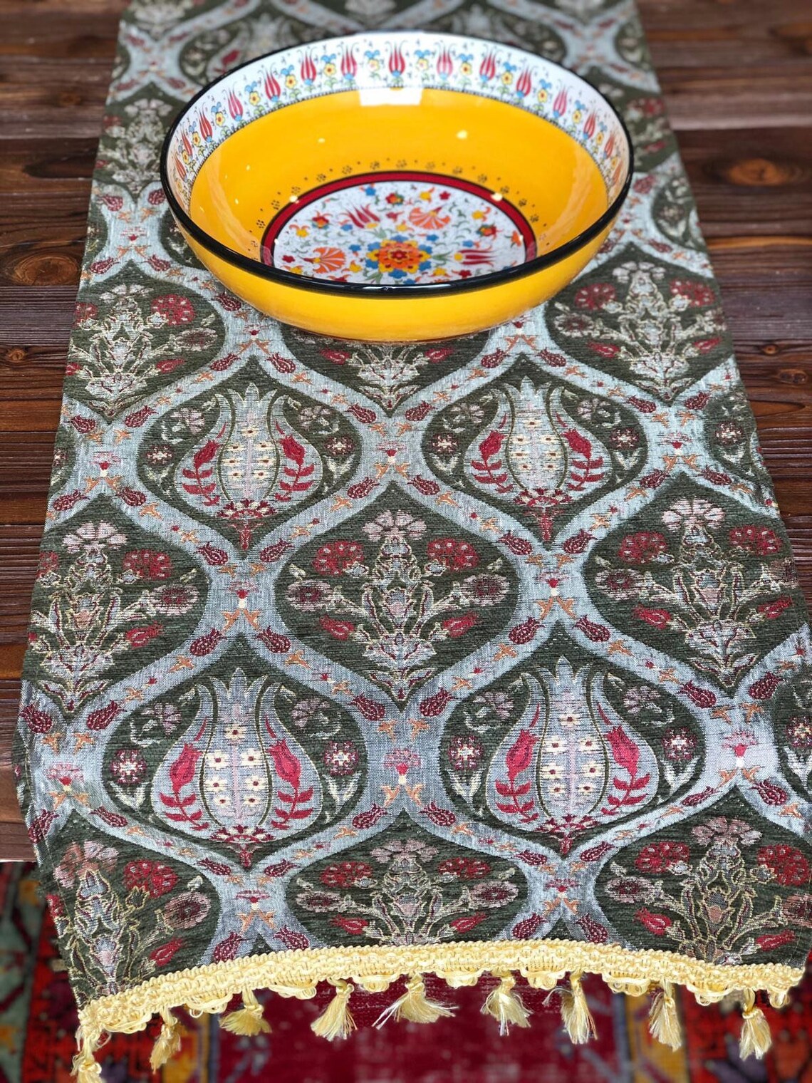 Turkish Oriental Table Runner Oriental Table Runner Table - Etsy
