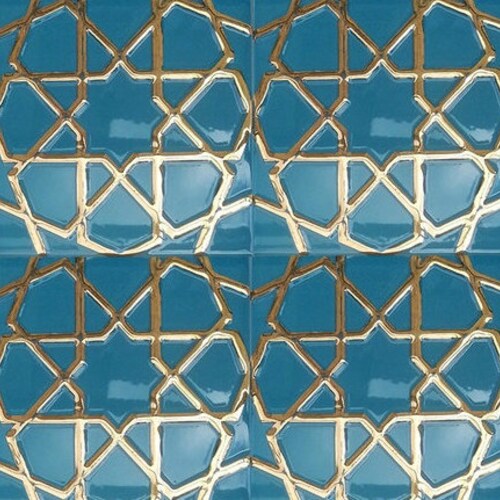 4x Turkish Ceramic Tile Set of 4 Iznik Ceramic Tiles Hamam | Etsy