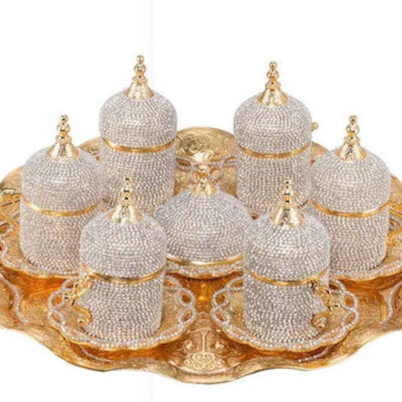 Arabic Coffee Cups Set - Etsy