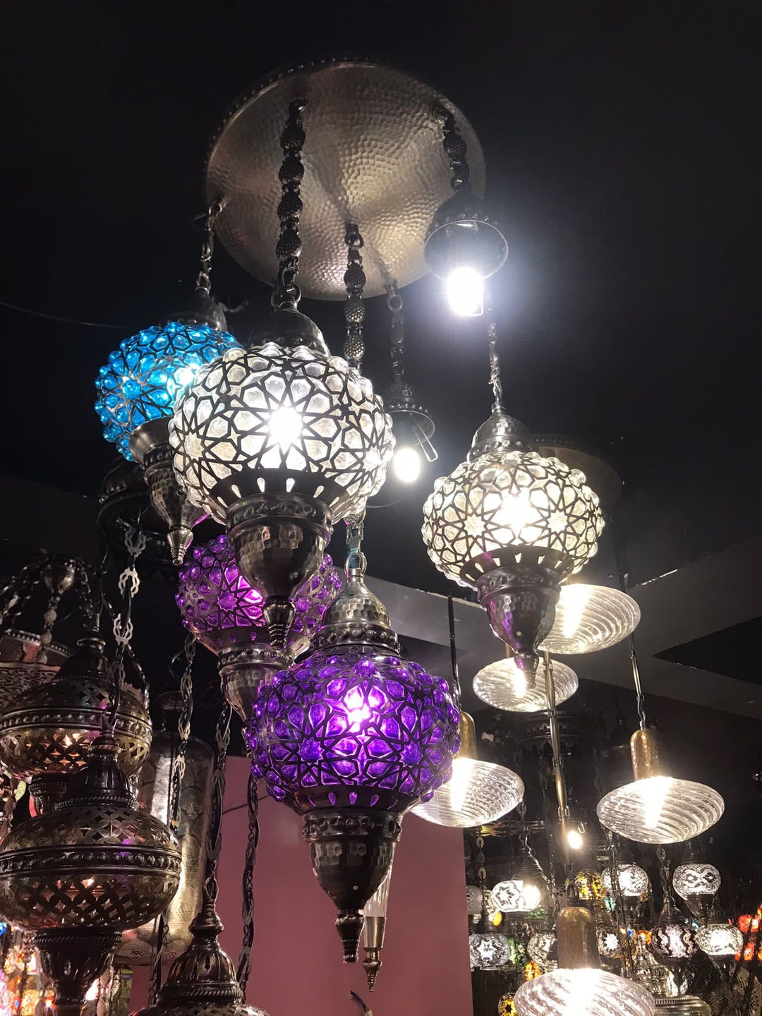 Large Turkish Oriental Chandelier, Luxury Chandelier, Hotel Chandelier ...