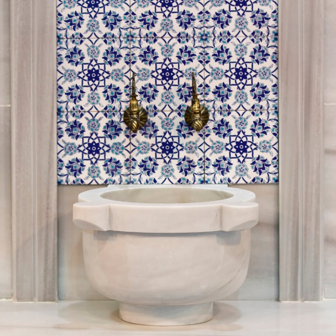 Large Hamam Sink, Hamam Basin, Turkish Hamam Sink, Hamam Kurna, Corner ...