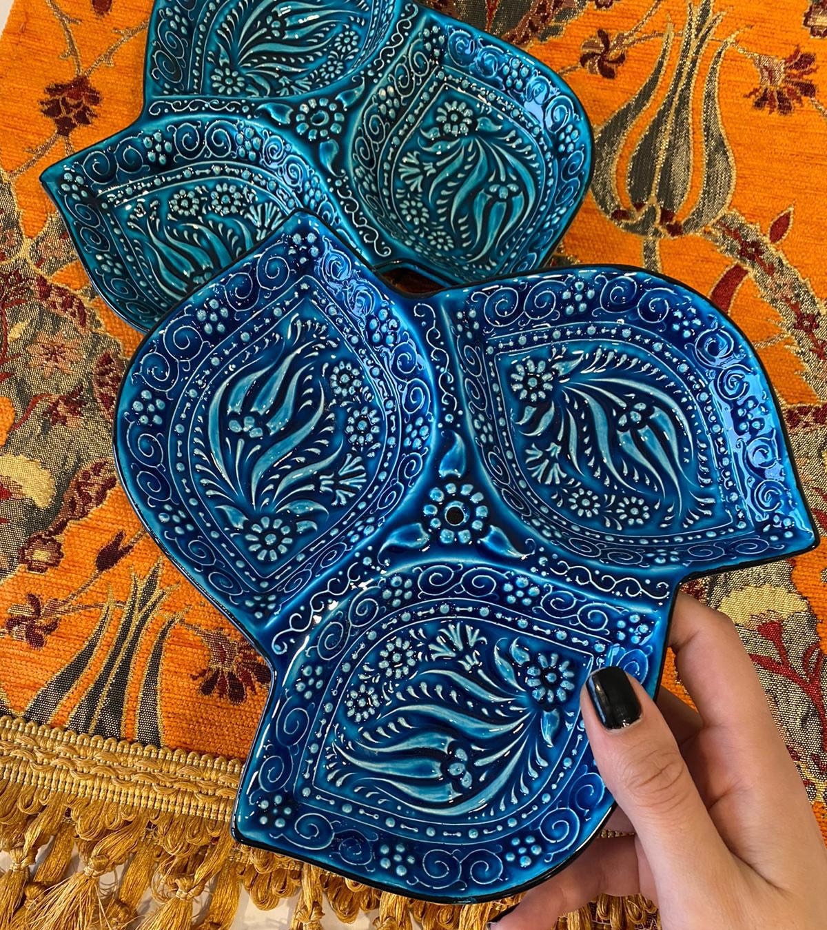 Turkish Ceramic Olive Server Meze Server Tapas Server Nut - Etsy