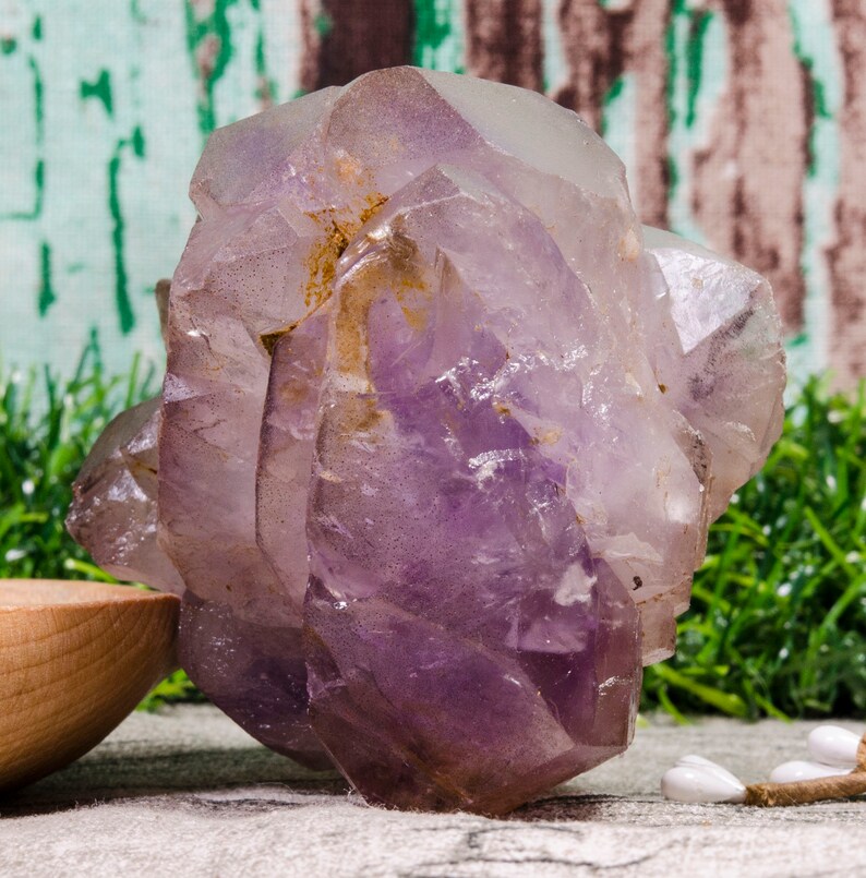 Multi Terminated Skeletal Amethyst Crystal Cluster Amethyst - Etsy