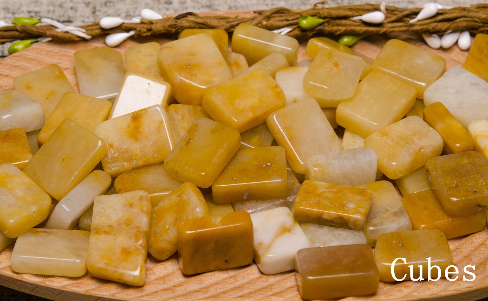 Wholesale Natural Yellow Jade Crystal Stoneyellow Jade - Etsy